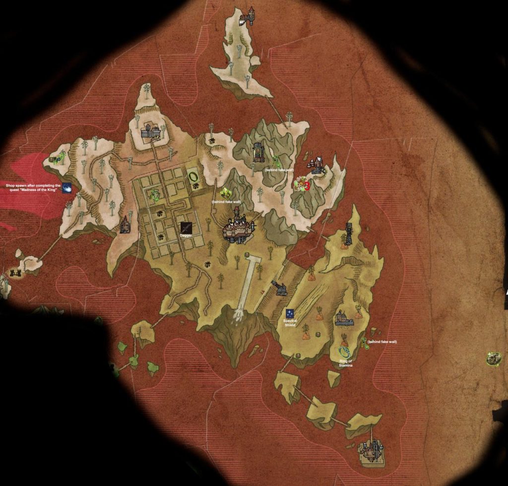 Dread Delusion: World Map with All Items Location – KosGuides