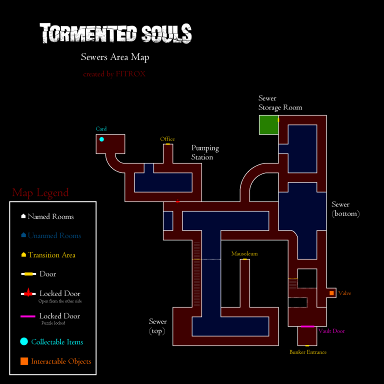 Tormented Souls: Sewer and Bunker Maps – KosGuides
