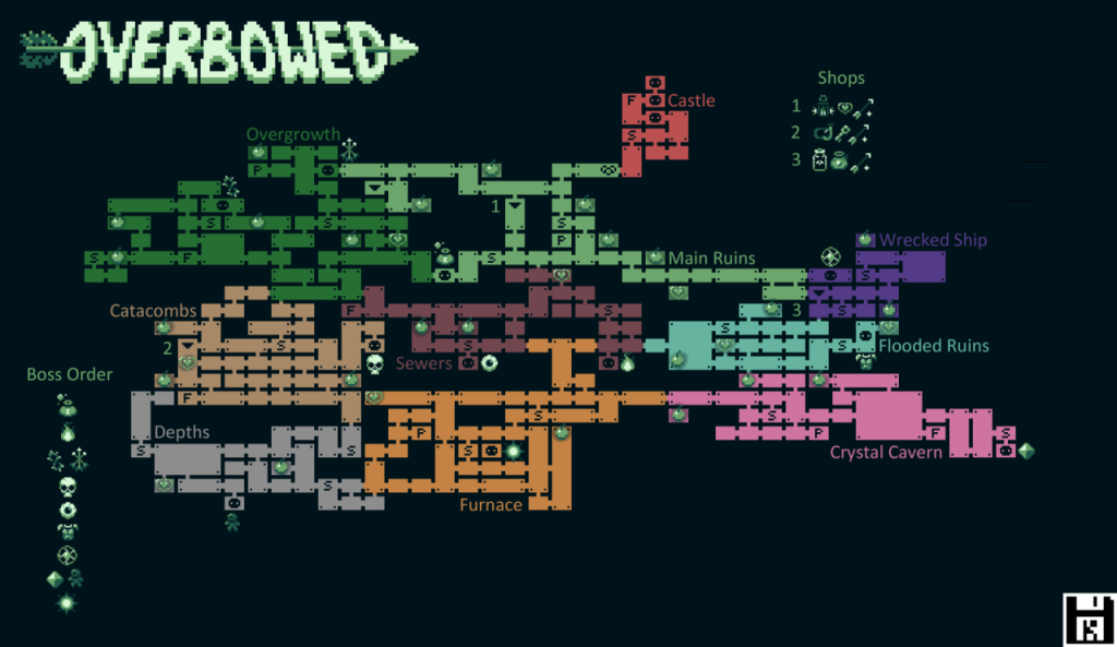 Overbowed: Complete Map – KosGuides