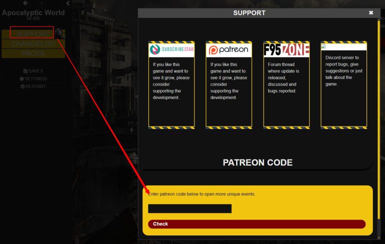 Apocalyptic World: All Support Codes (V0.70) – KosGuides