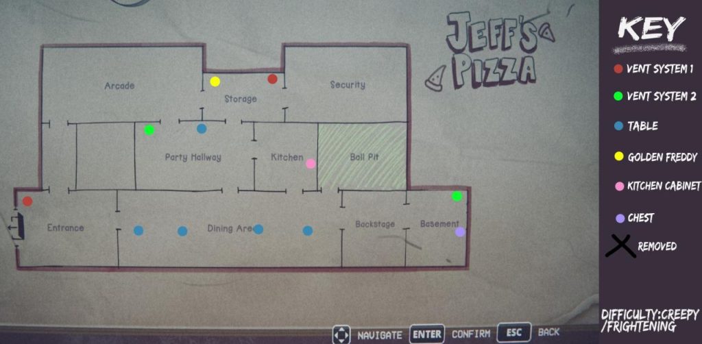 Five Nights at Freddy’s: Into the Pit – Hide-n-Seek World Champion/Maps ...