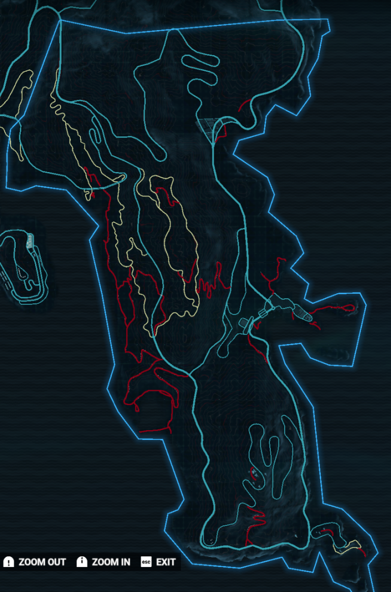 Test Drive Unlimited Solar Crown: 100% Completion Map (Hidden Roads ...