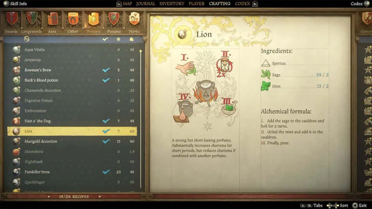 Kingdom Come: Deliverance II – All Alchemy Recipes Guide – KosGuides