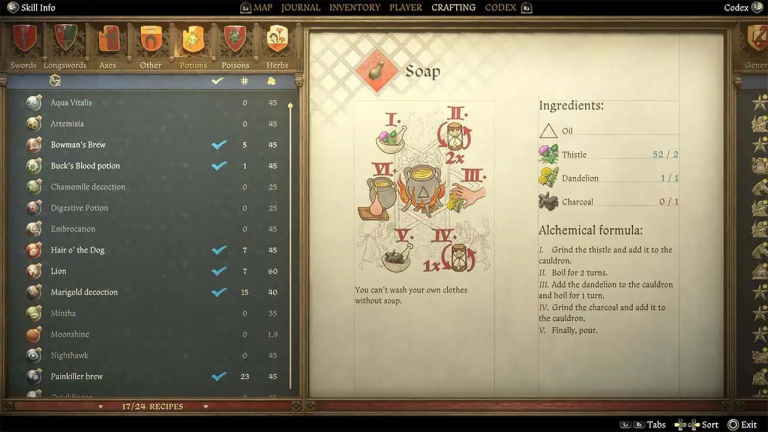 Kingdom Come: Deliverance II – All Alchemy Recipes Guide – KosGuides
