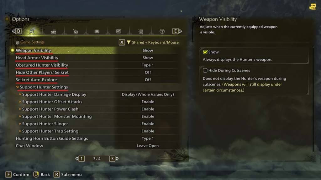 Monster Hunter Wilds: Recommended Options & Keyboard & Mouse Controls ...