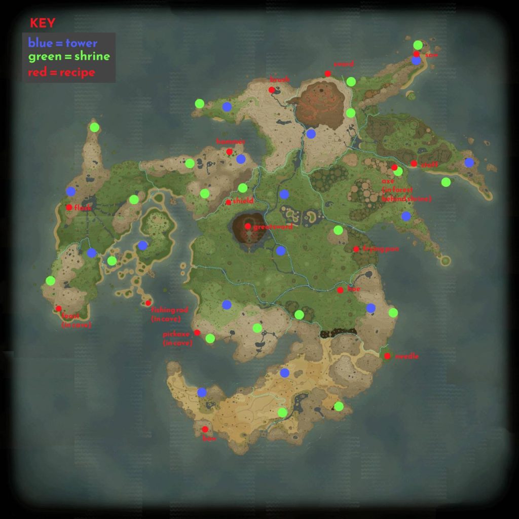 FANTASY LIFE i: The Girl Who Steals Time – All Recipe, Shrine, Tower ...