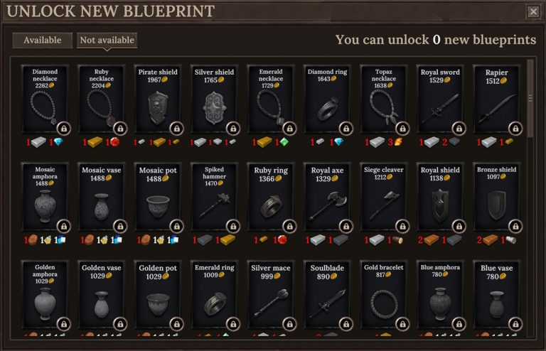 Blacksmith Master: Tips and Tricks for Blueprints – KosGuides